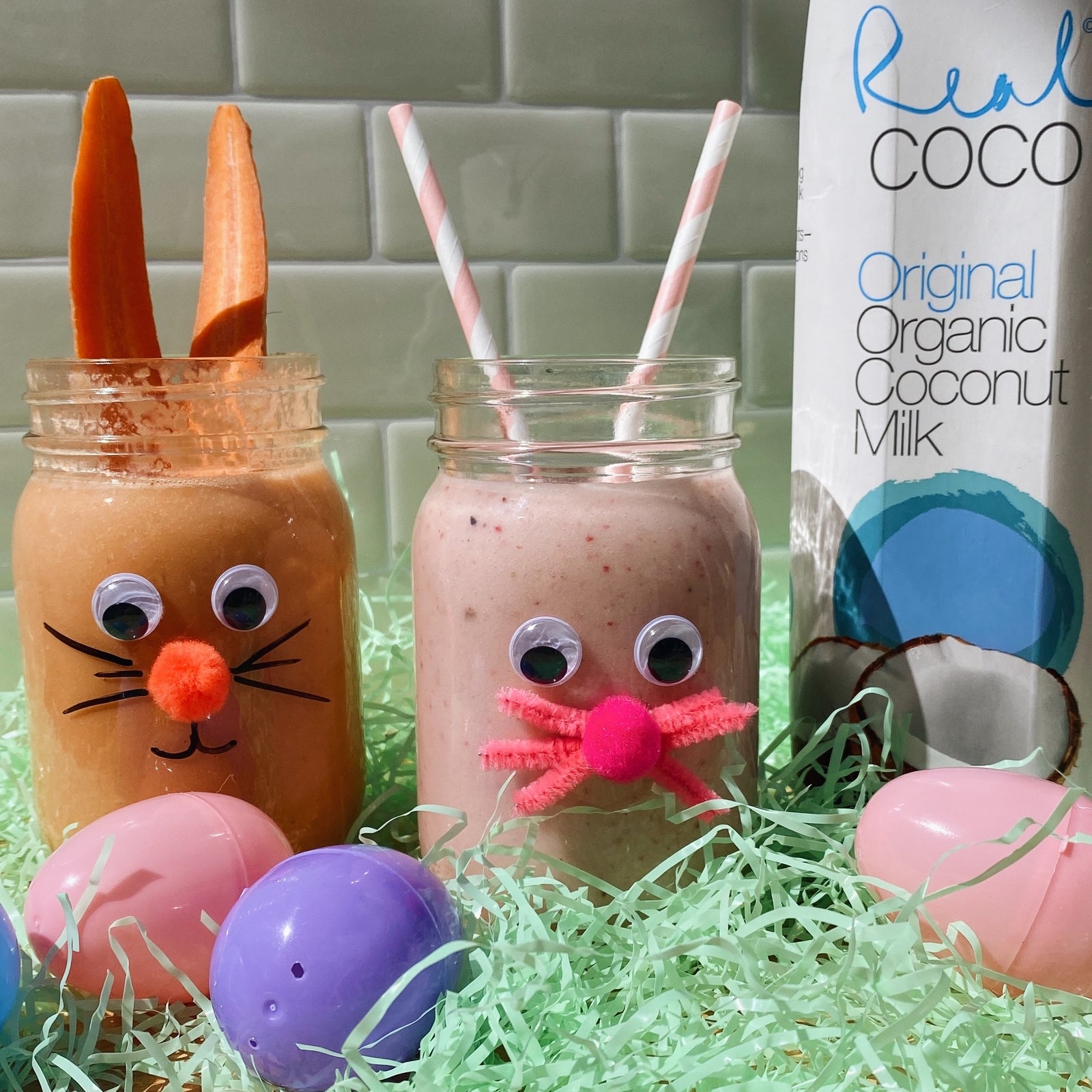 Easter Bunny Smoothies - Life Refreshed Brands - Real Coco