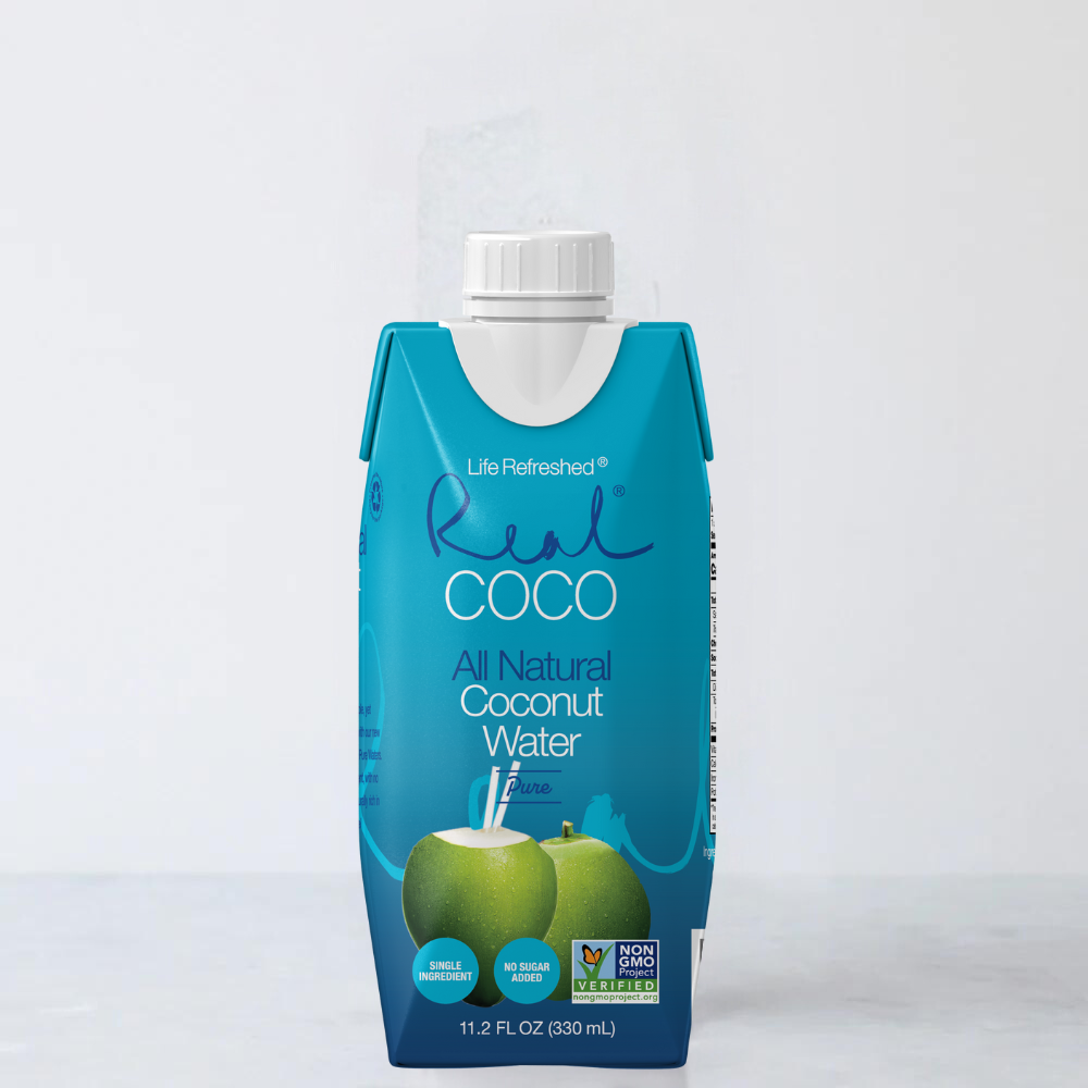 All Natural Pure Coconut Water 330mL/12pk – Life Refreshed Brands ...