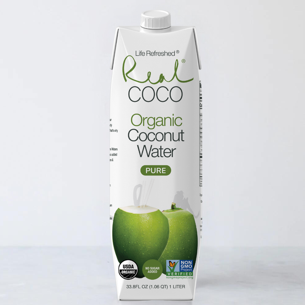 Organic Pure Coconut Water (1L - 6 Pack) – Life Refreshed Brands - Real ...